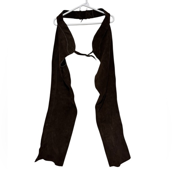 Vintage | Accessories | Vintage Brown Suede Leather Western Riding ...